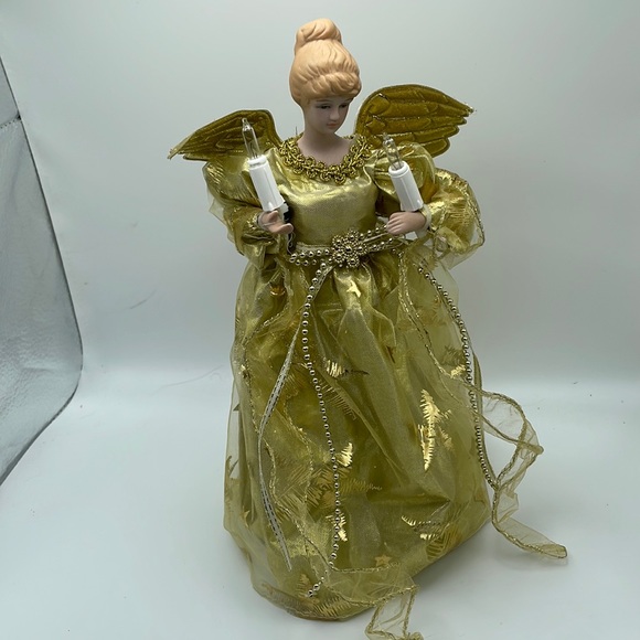 Holiday | Gold Angel Tree Topper | Poshmark